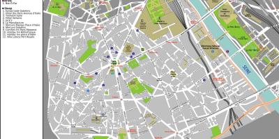 Arrondissement de parís mapa. Todos los Arrondissements de París mapas.