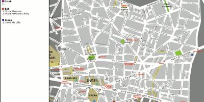 Arrondissement de parís mapa. Todos los Arrondissements de París mapas.